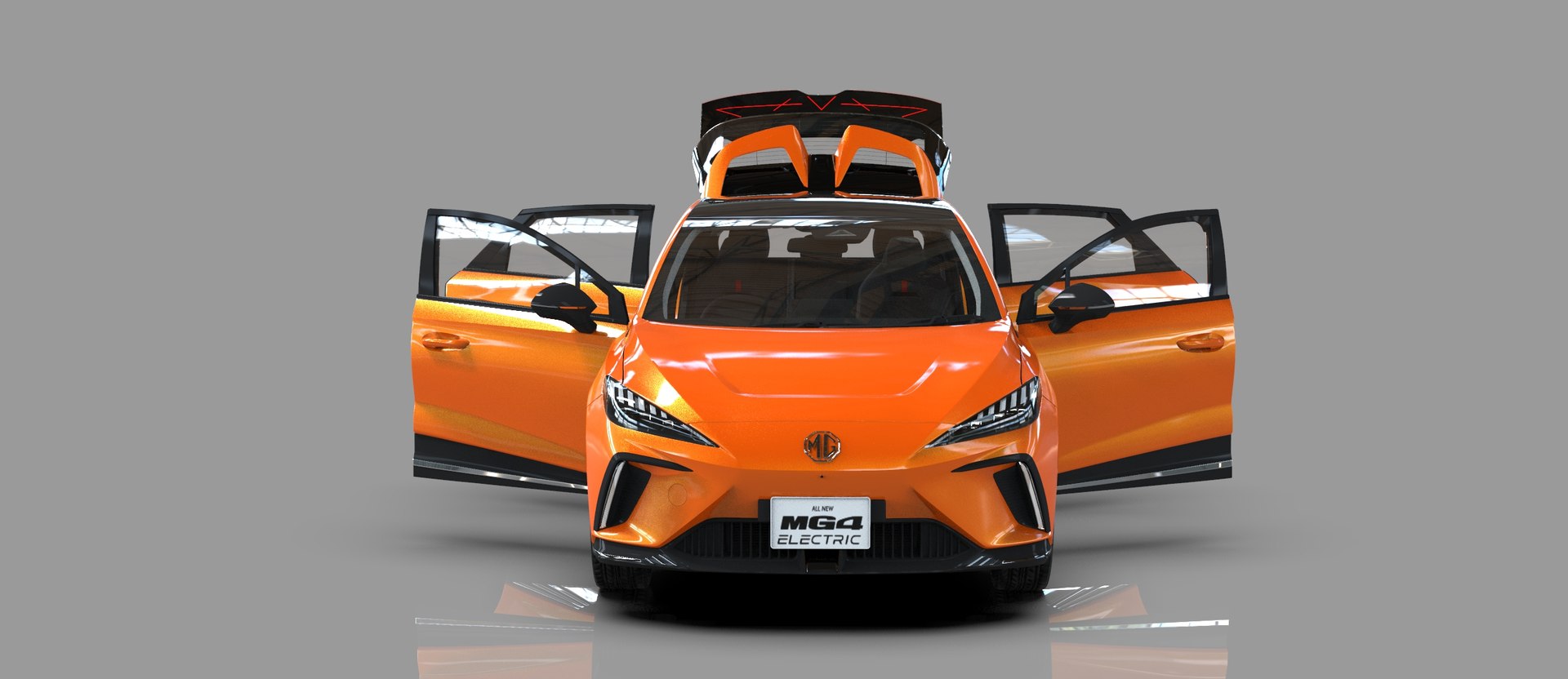 3D MG MG4 EV 2022 HQinterior - TurboSquid 2212168