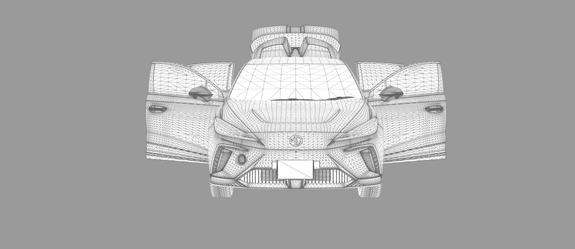 3D MG MG4 EV 2022 HQinterior - TurboSquid 2212168