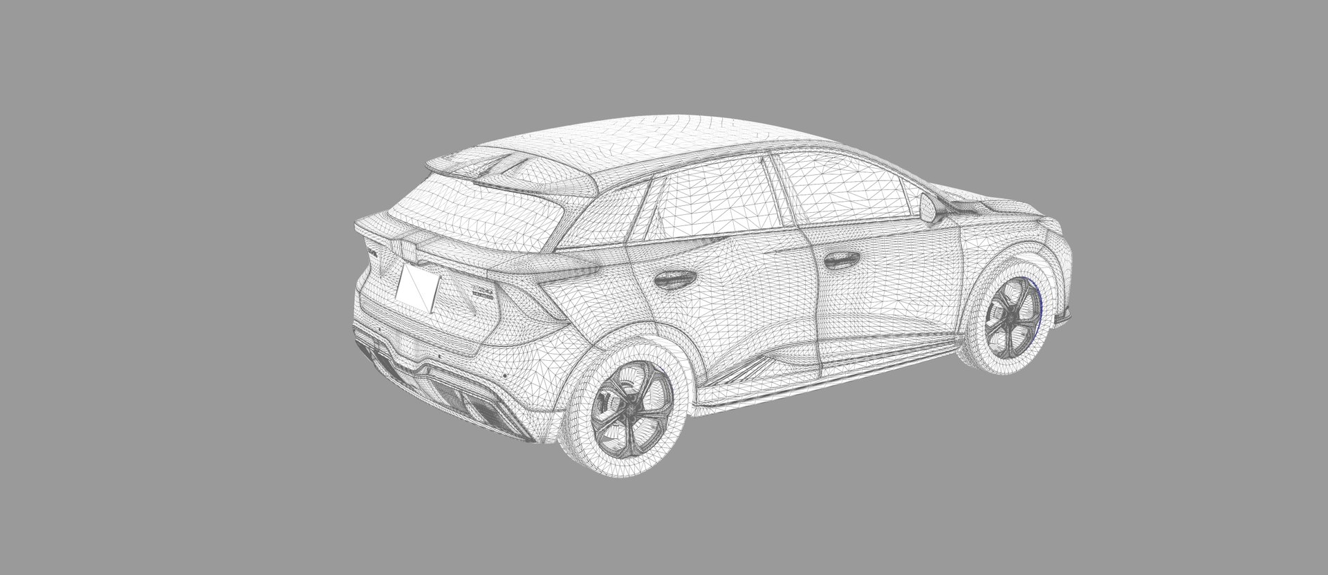 3D MG MG4 EV 2022 HQinterior - TurboSquid 2212168