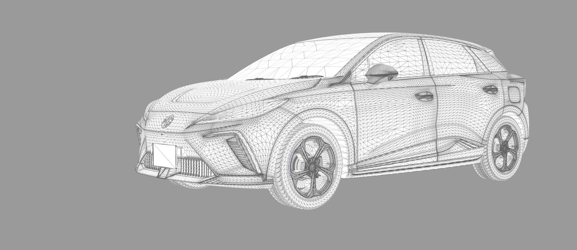 3D MG MG4 EV 2022 HQinterior - TurboSquid 2212168