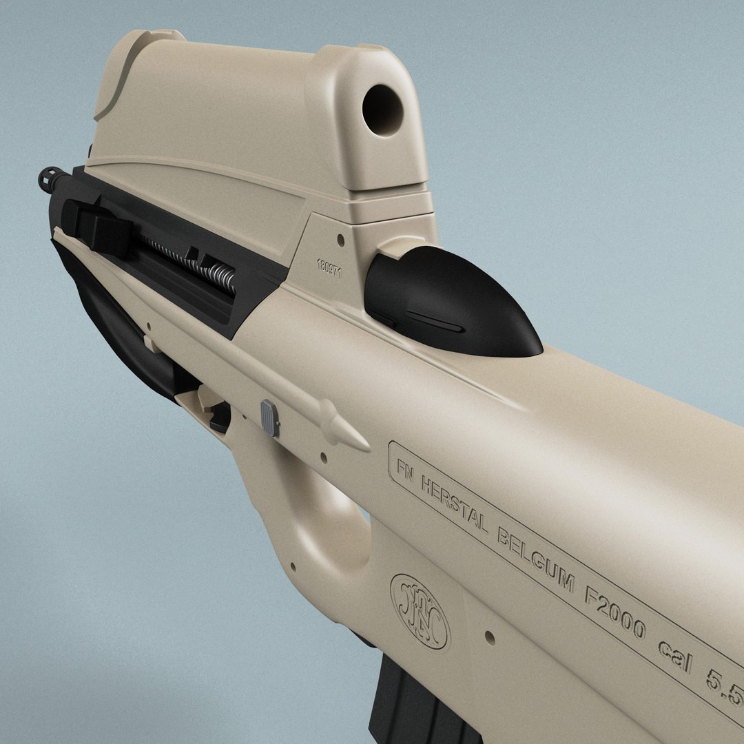 Fn Herstal F2000 V2 3ds