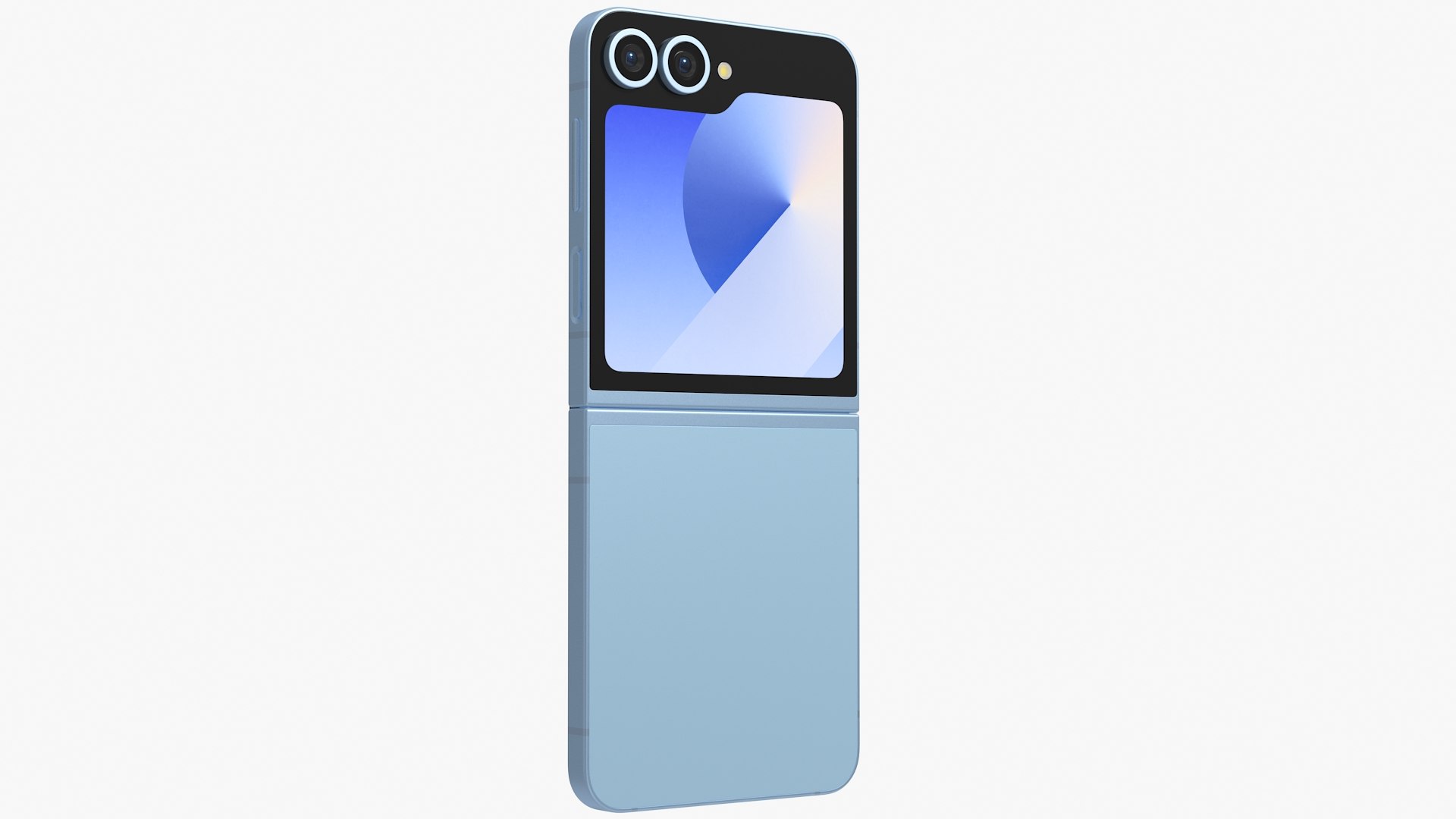 3D Samsung Galaxy Z Flip 6 Blue Animated - TurboSquid 2253321