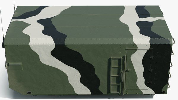3D camouflage radar cabin - TurboSquid 1585973