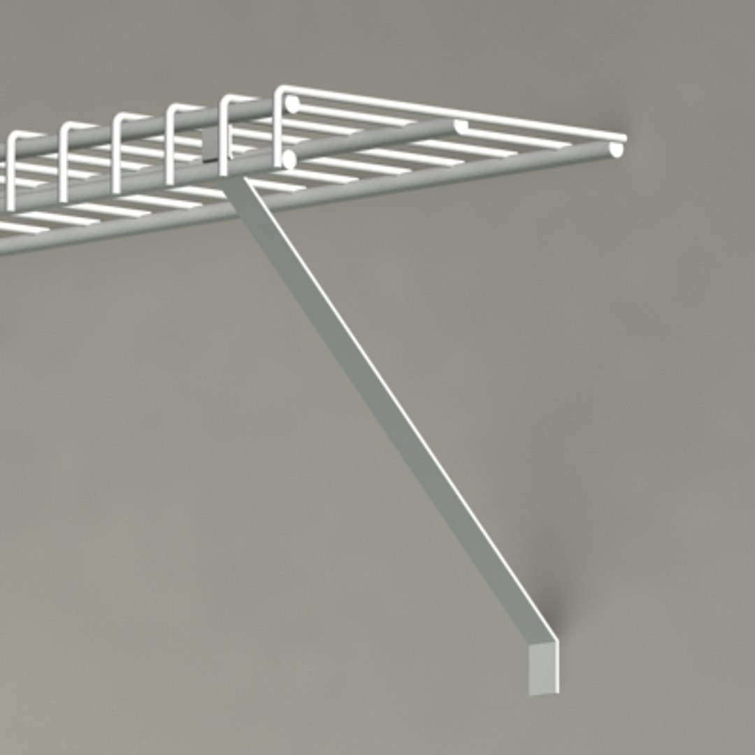 Wire Shelving 3d Model