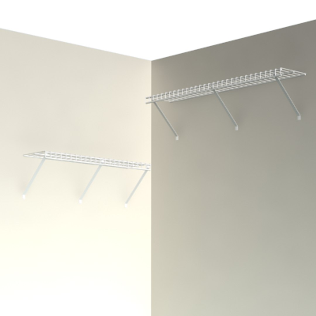 Wire Shelving 3d Model