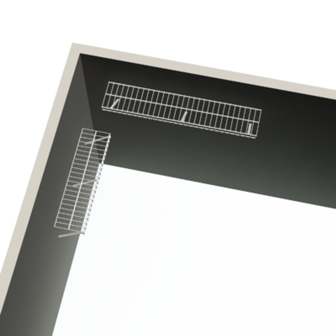 Wire Shelving 3d Model