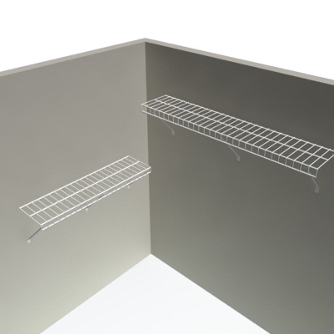 Wire Shelving 3d Model