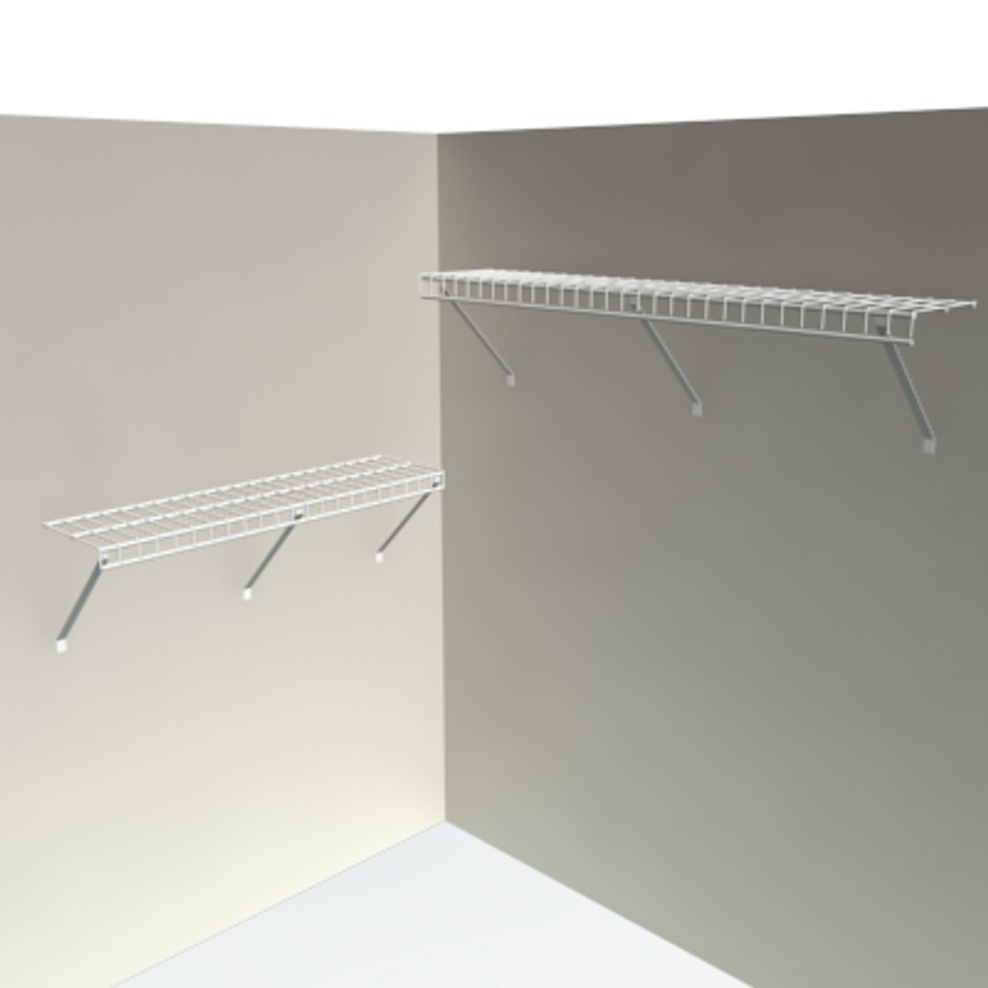 Wire Shelving 3d Model