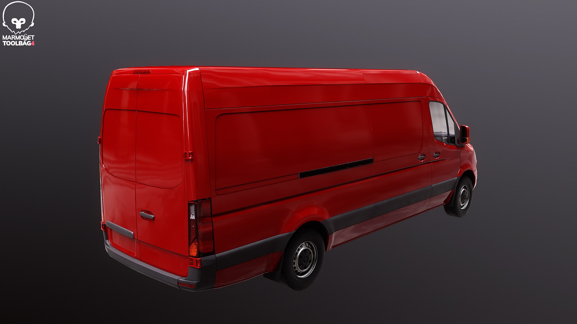 Generic Euro Long Panel Van Model - TurboSquid 2299347