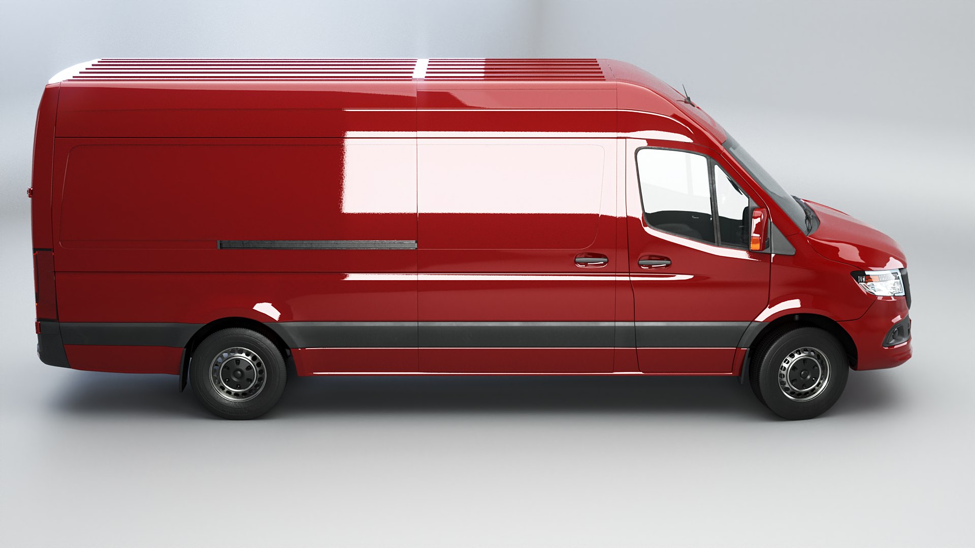 Generic Euro Long Panel Van Model - TurboSquid 2299347