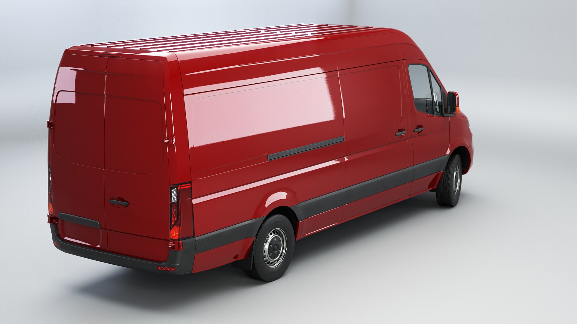 Generic Euro Long Panel Van Model - TurboSquid 2299347