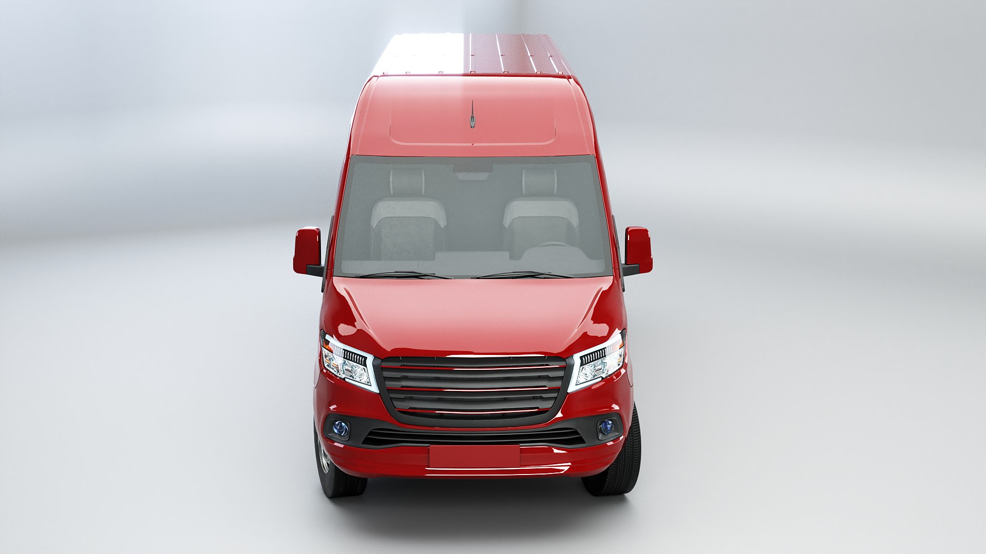 Generic Euro Long Panel Van Model - TurboSquid 2299347