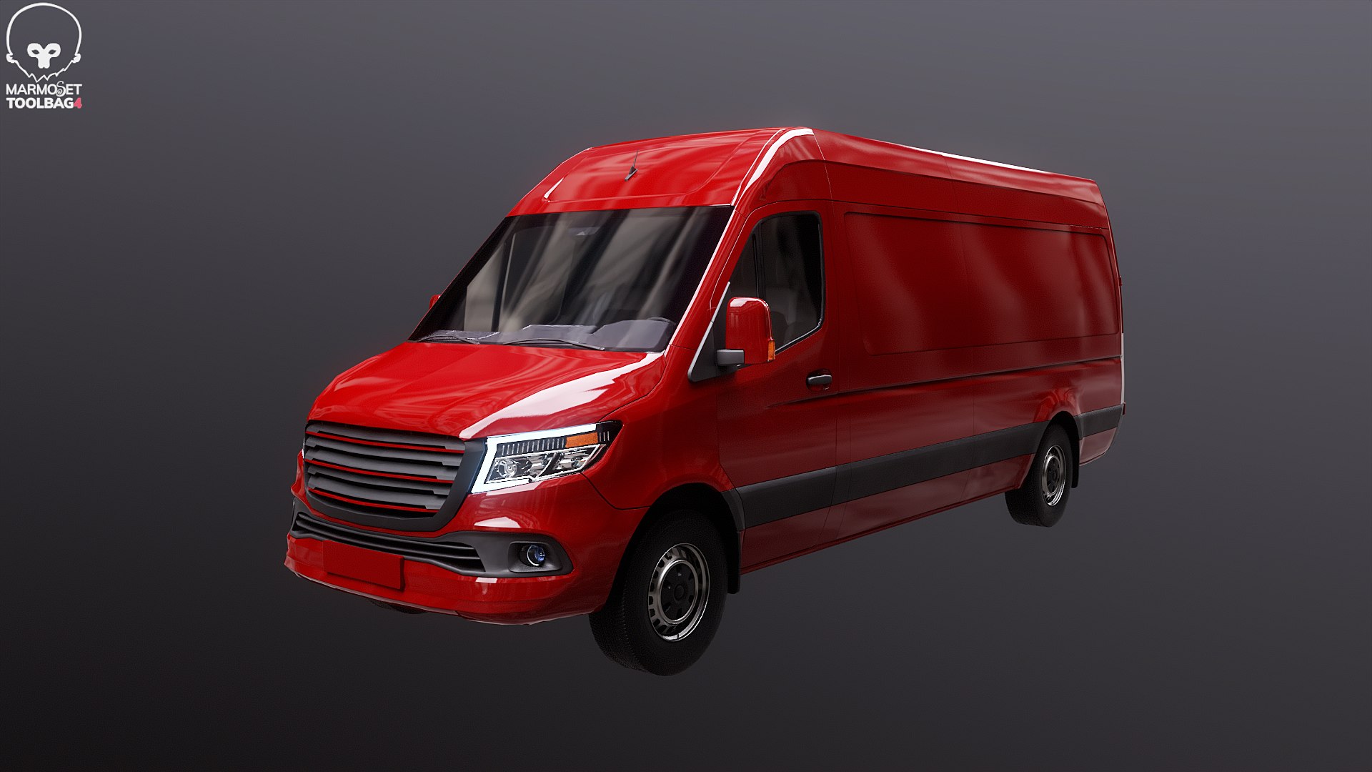 Generic Euro Long Panel Van Model - TurboSquid 2299347