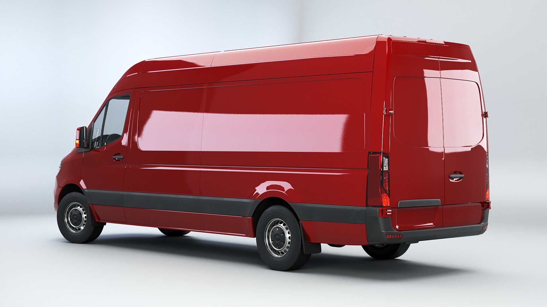 Generic Euro Long Panel Van Model - TurboSquid 2299347