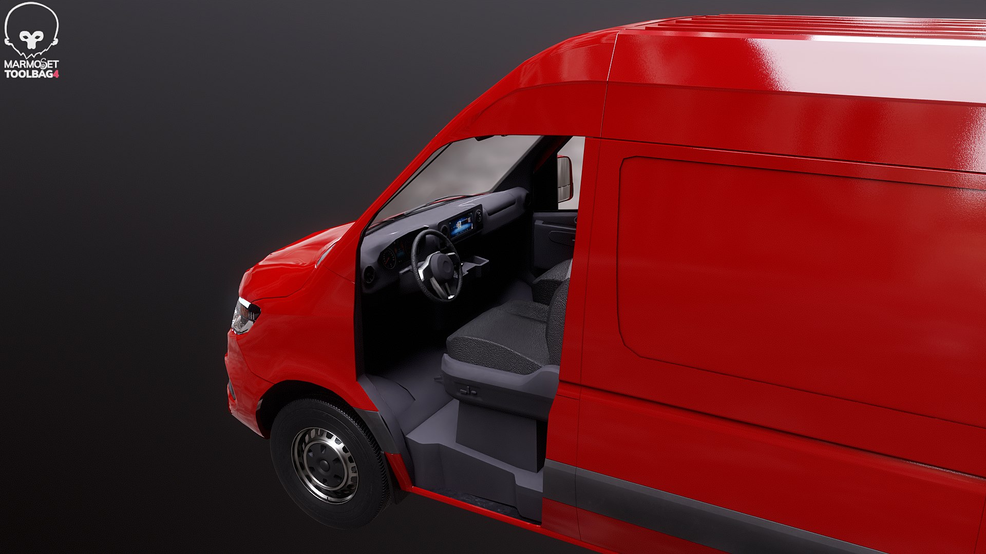 Generic Euro Long Panel Van Model - TurboSquid 2299347