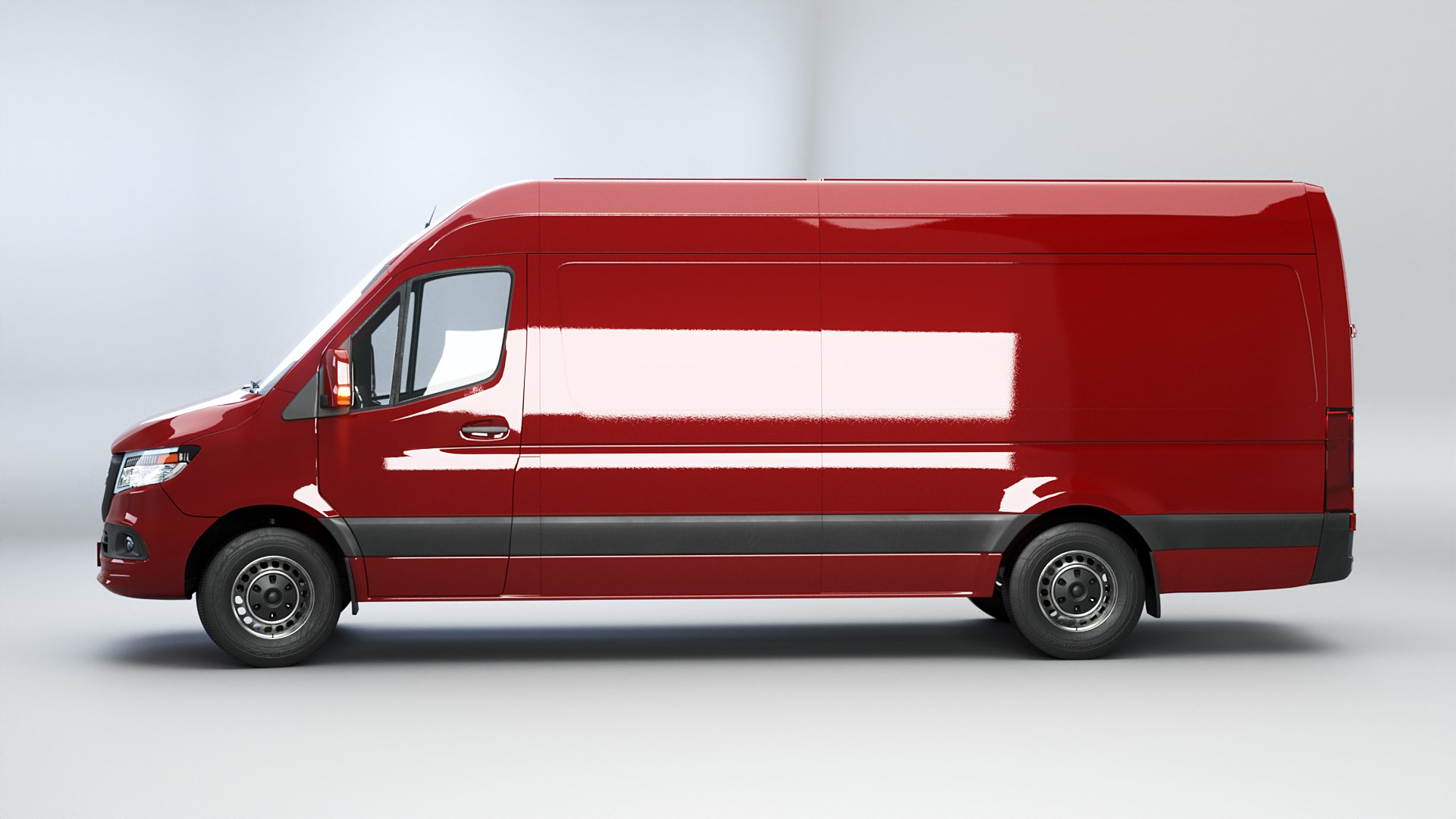 Generic Euro Long Panel Van Model - TurboSquid 2299347