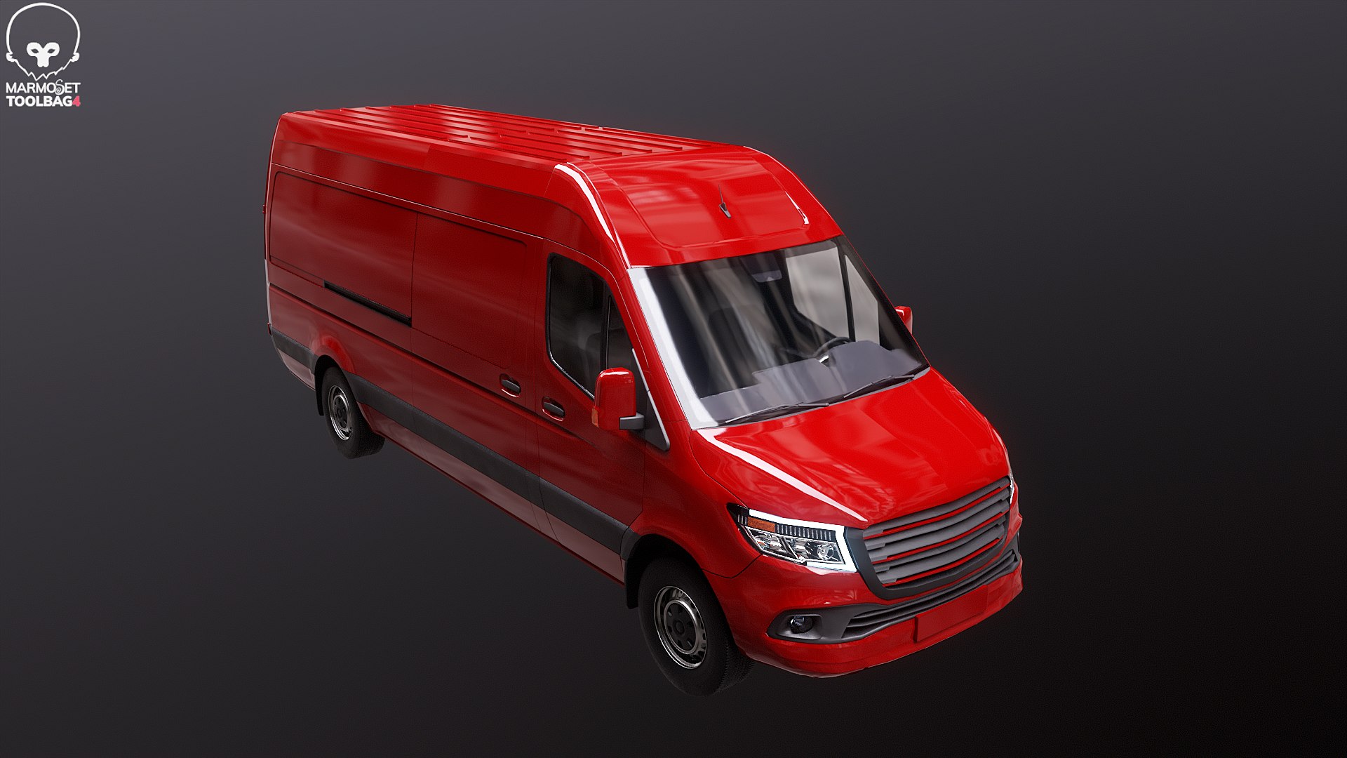 Generic Euro Long Panel Van Model - TurboSquid 2299347
