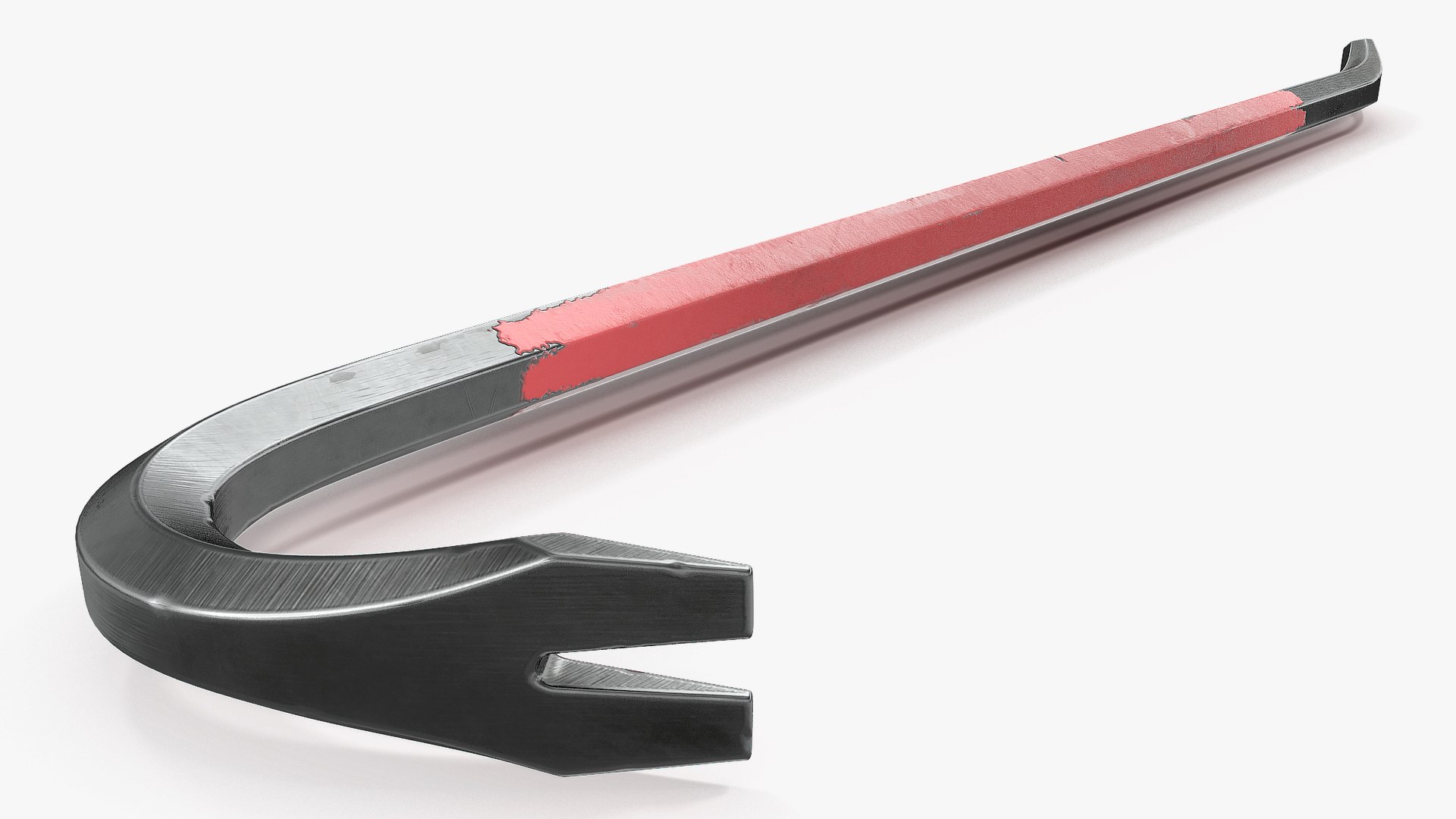 3D Model Old Metal Crowbar Bar - TurboSquid 1456324