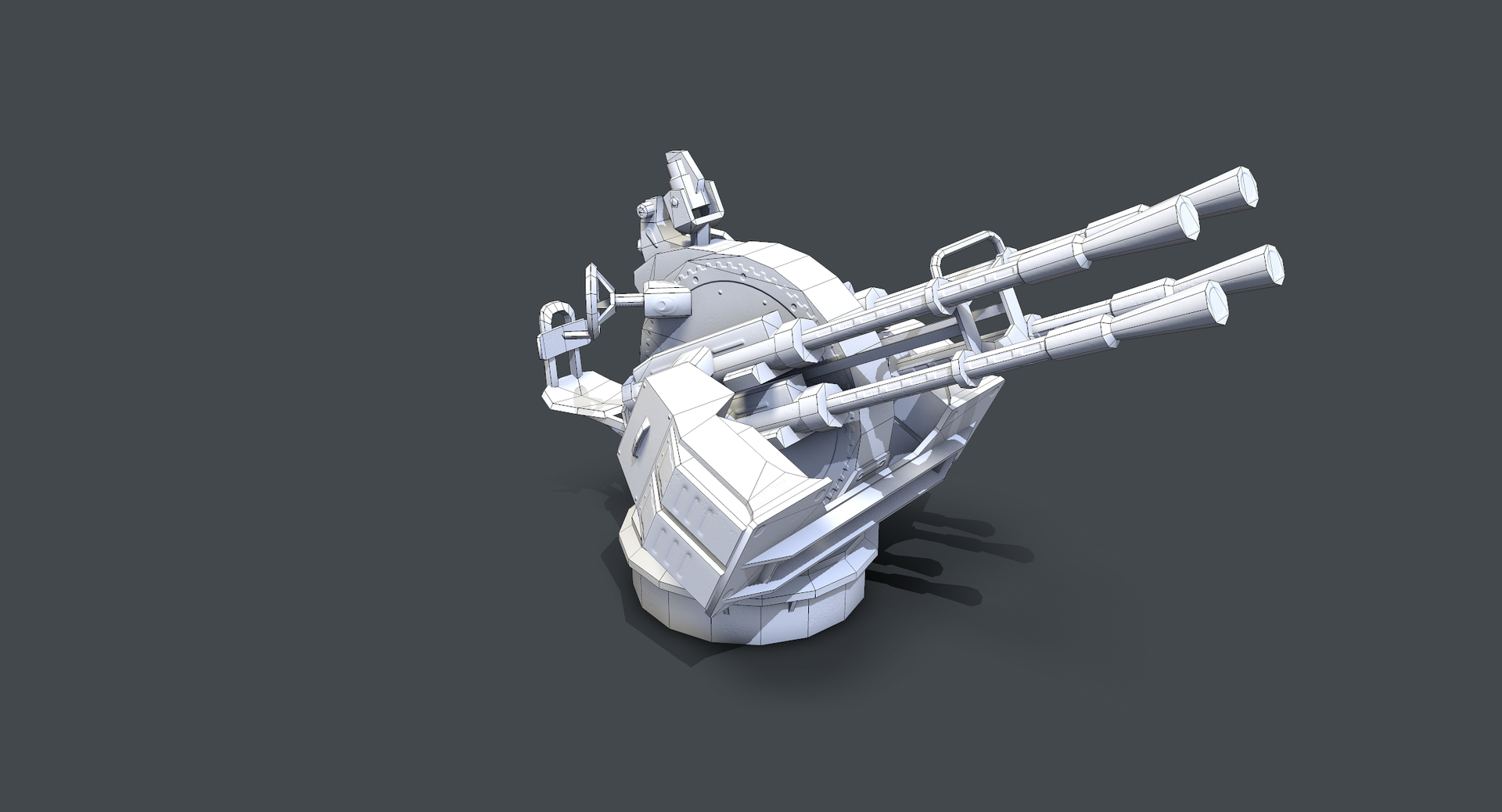 Ready Zpu-4 Anti-aircraft Gun Model - TurboSquid 1460067