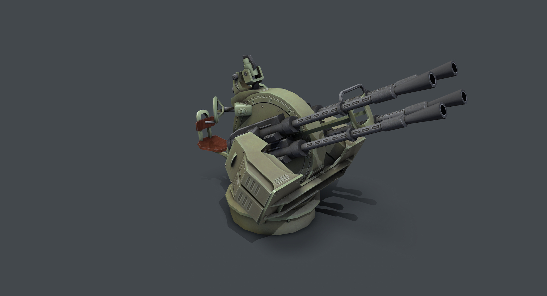 Ready Zpu-4 Anti-aircraft Gun Model - TurboSquid 1460067