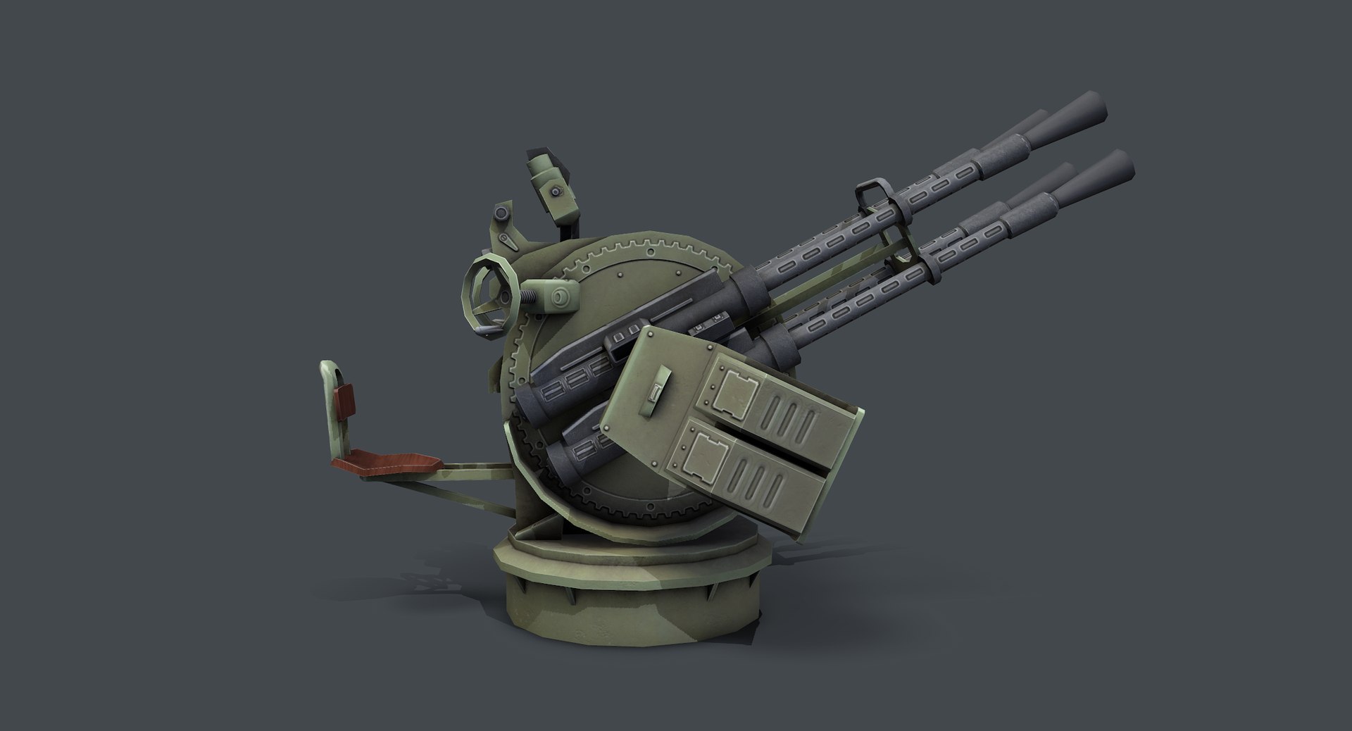 Ready Zpu-4 Anti-aircraft Gun Model - TurboSquid 1460067