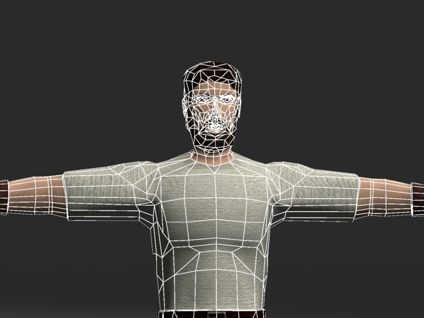 Male Character 3ds