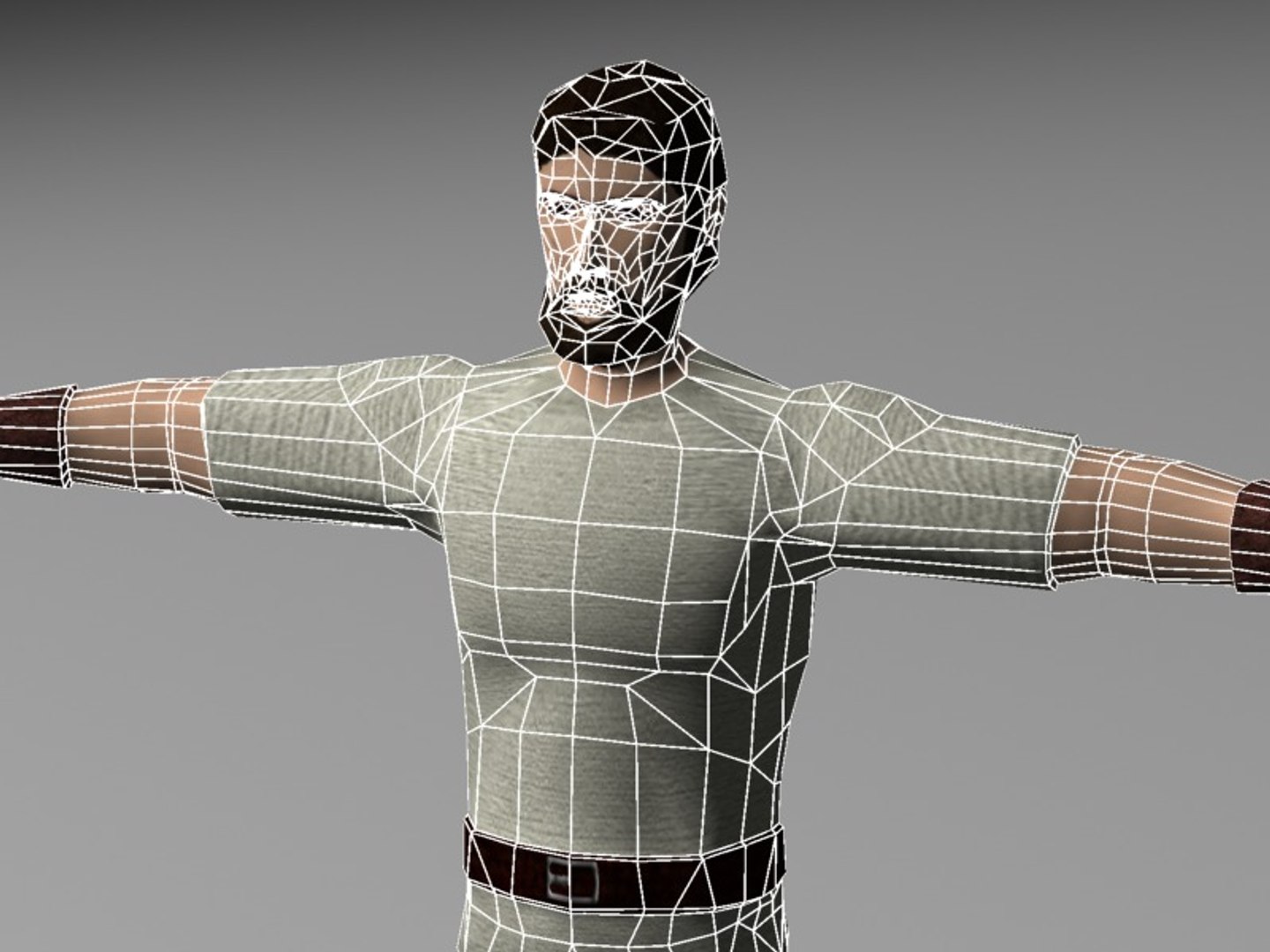 Male Character 3ds