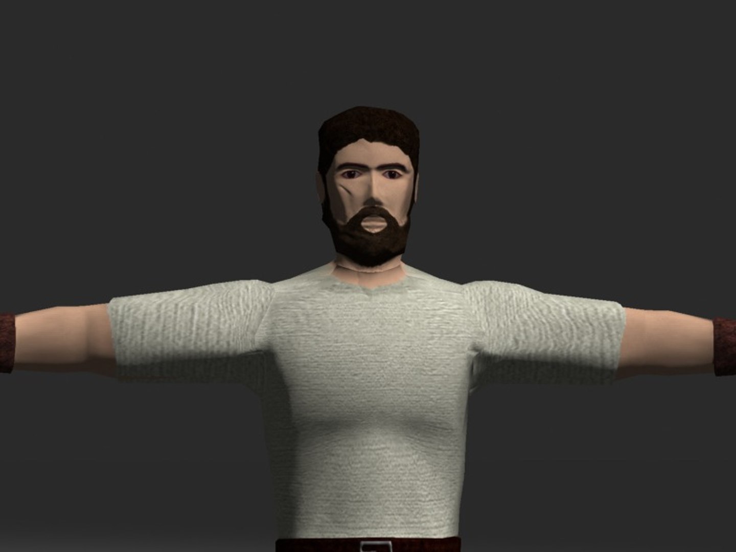 Male Character 3ds