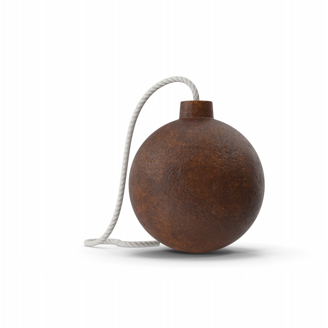Rusty Ball Bomb Model - TurboSquid 2242208