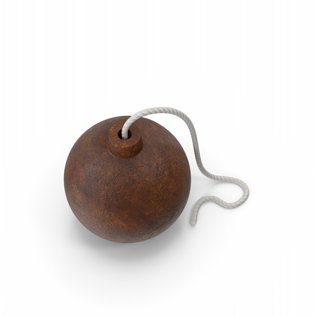 Rusty Ball Bomb Model - TurboSquid 2242208