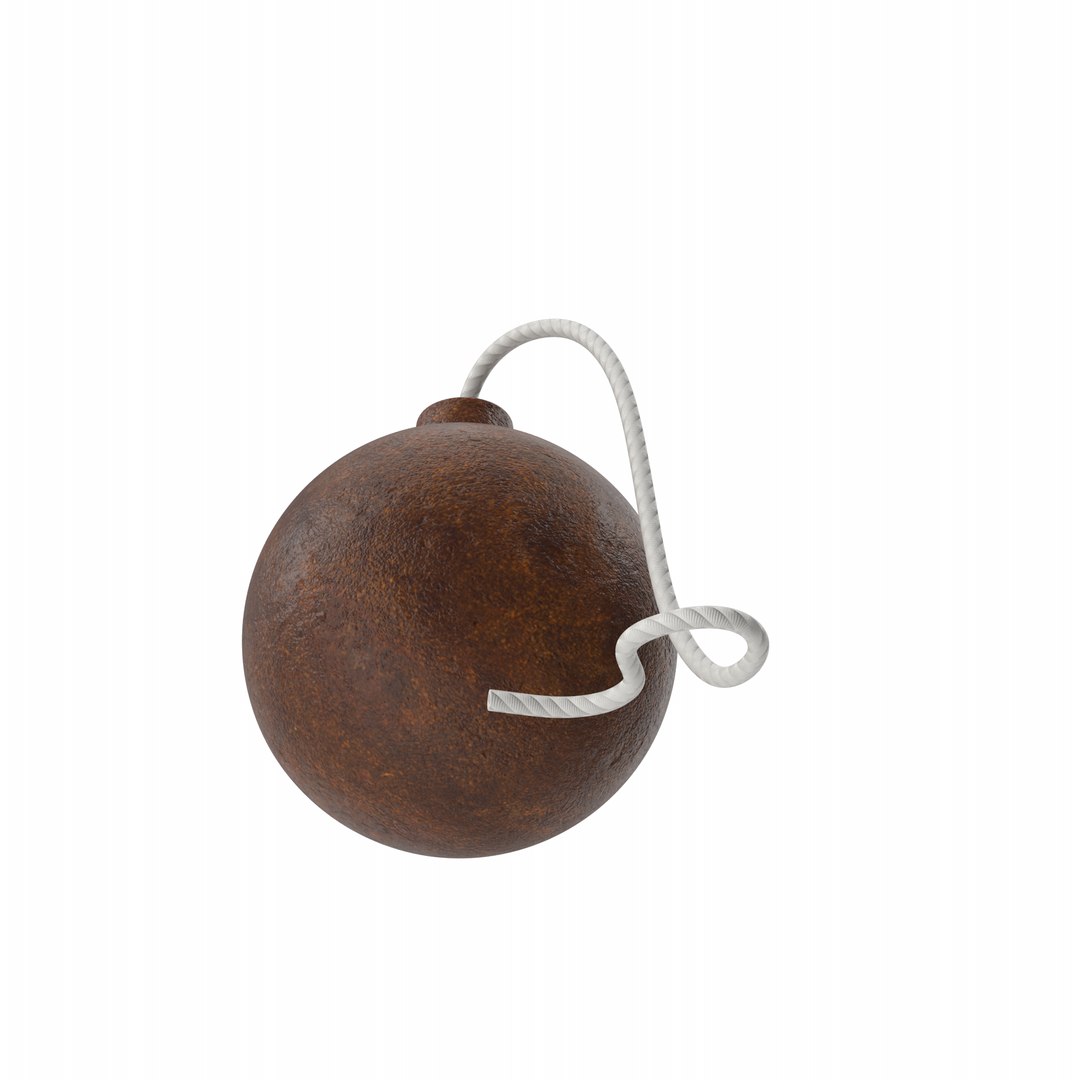 Rusty Ball Bomb Model - TurboSquid 2242208