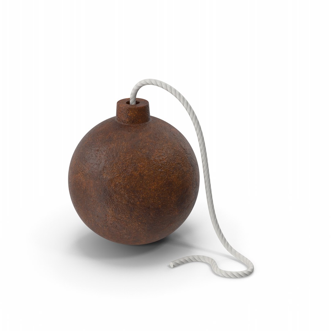 Rusty Ball Bomb Model - TurboSquid 2242208