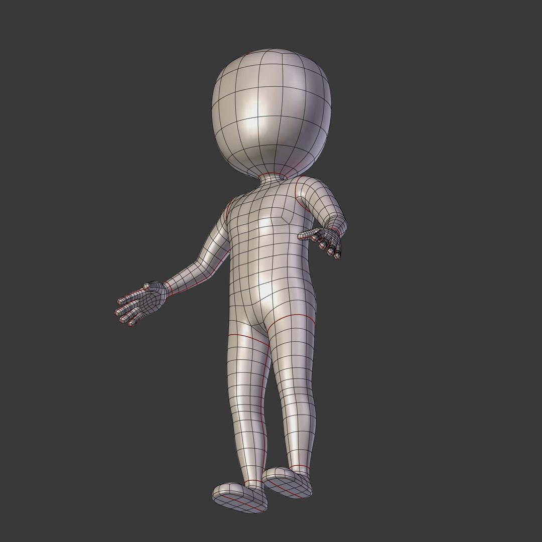 Cartoon Character Model - TurboSquid 2162453
