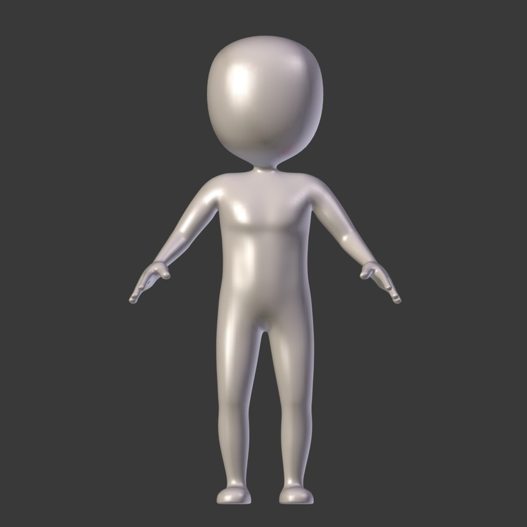 Cartoon Character Model - TurboSquid 2162453