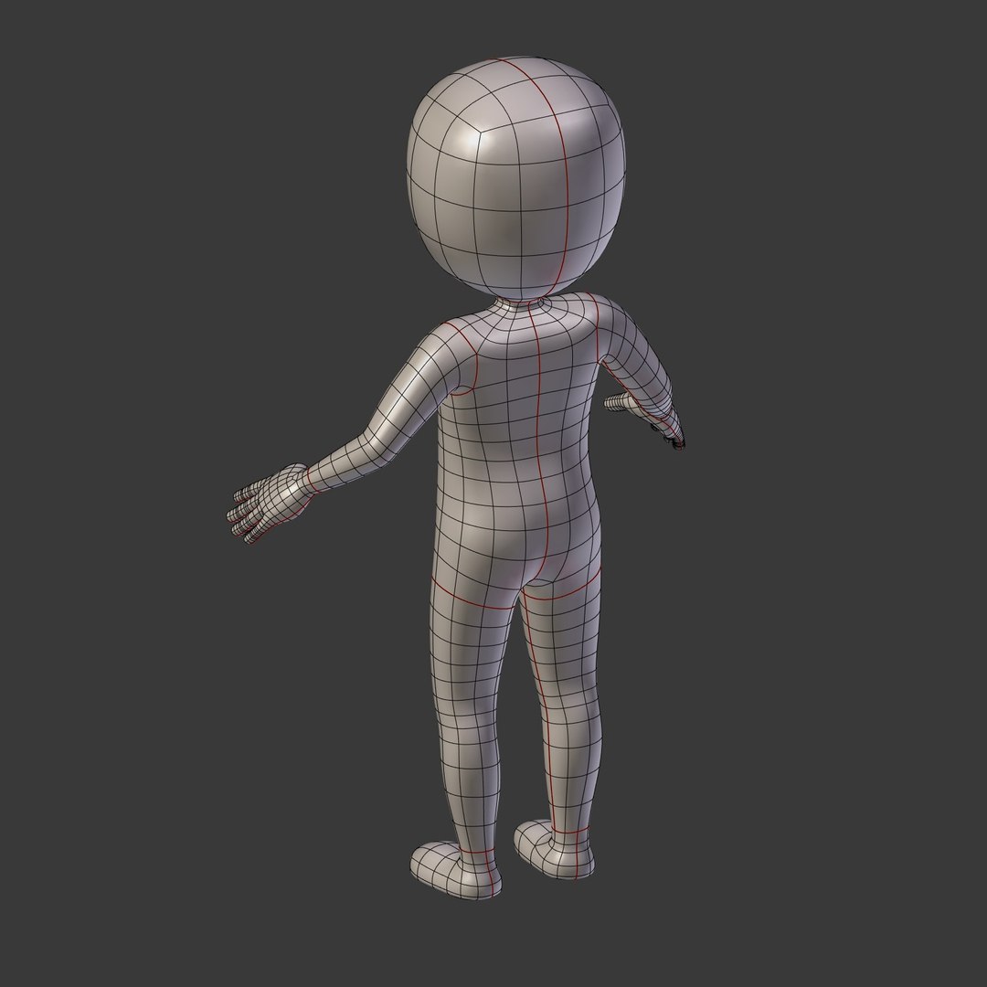 Cartoon Character Model - TurboSquid 2162453