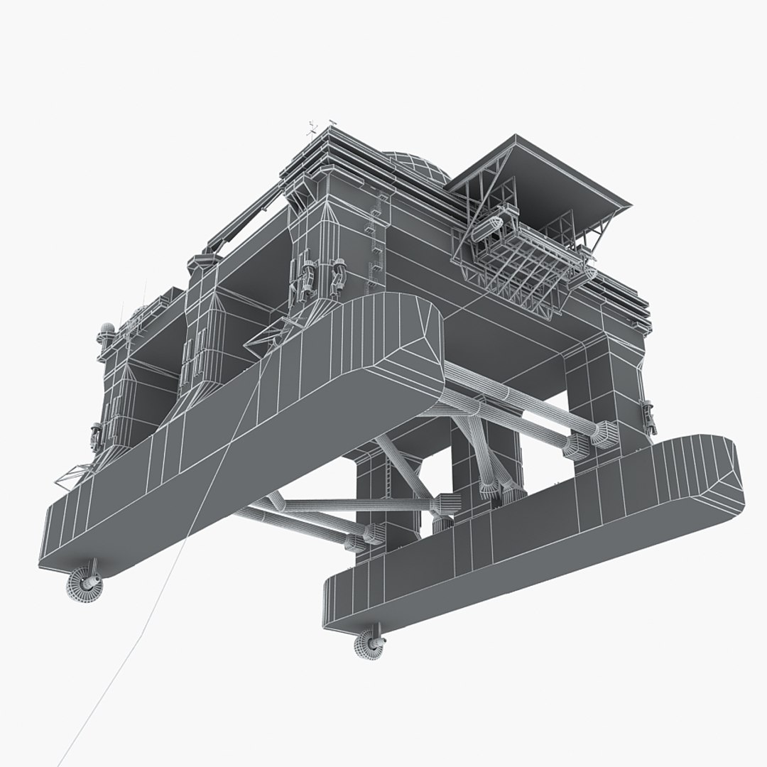 3d Sbx- Sea-based X-band Radar Model
