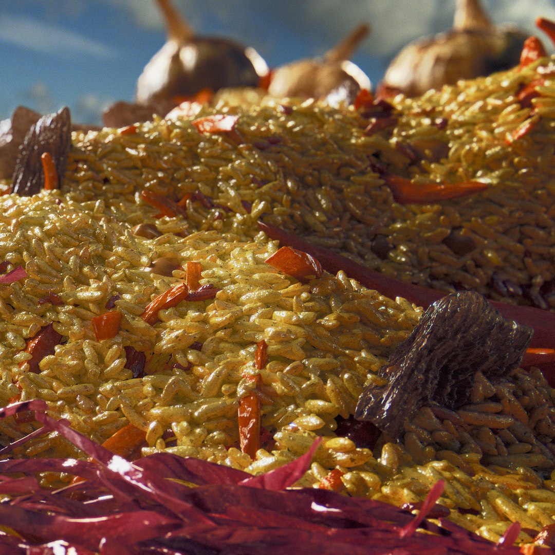 Uzbek Pilaf 3D - TurboSquid 1196644