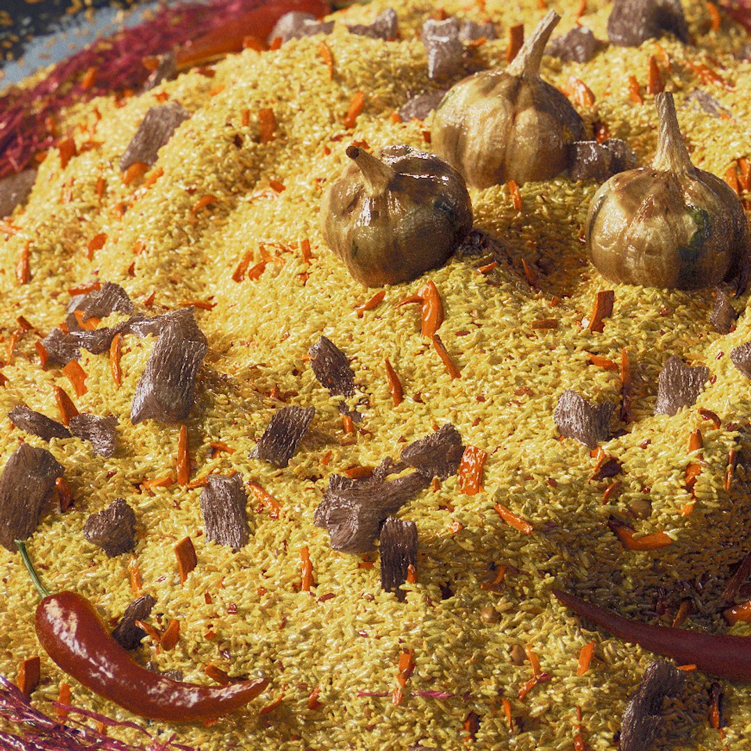 Uzbek Pilaf 3D - TurboSquid 1196644