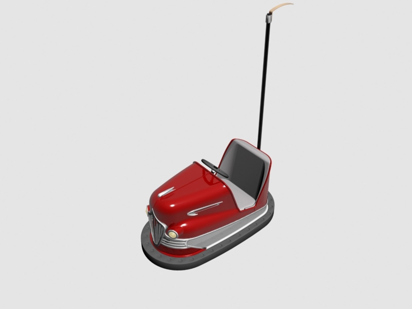 3d Vintage Bumper Car Model