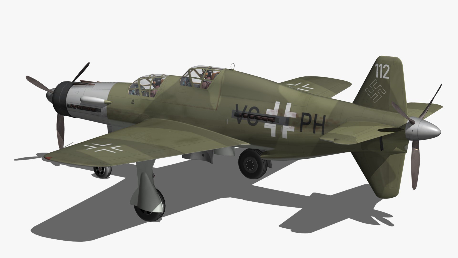 Dornier 335 Pfeil 3D Model - TurboSquid 1465596