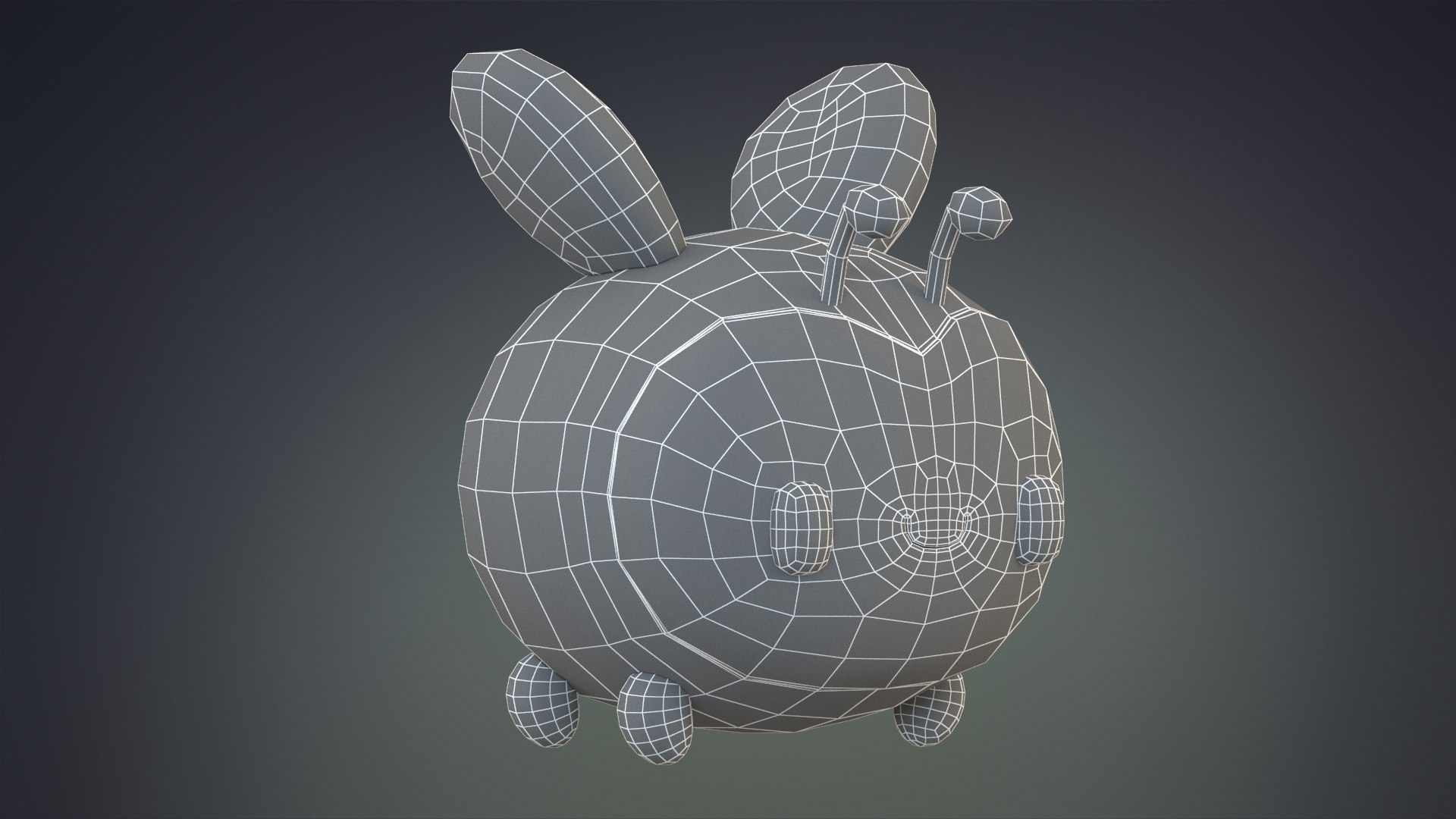 Cute Cartoon Bee 3d Model Turbosquid 1606446