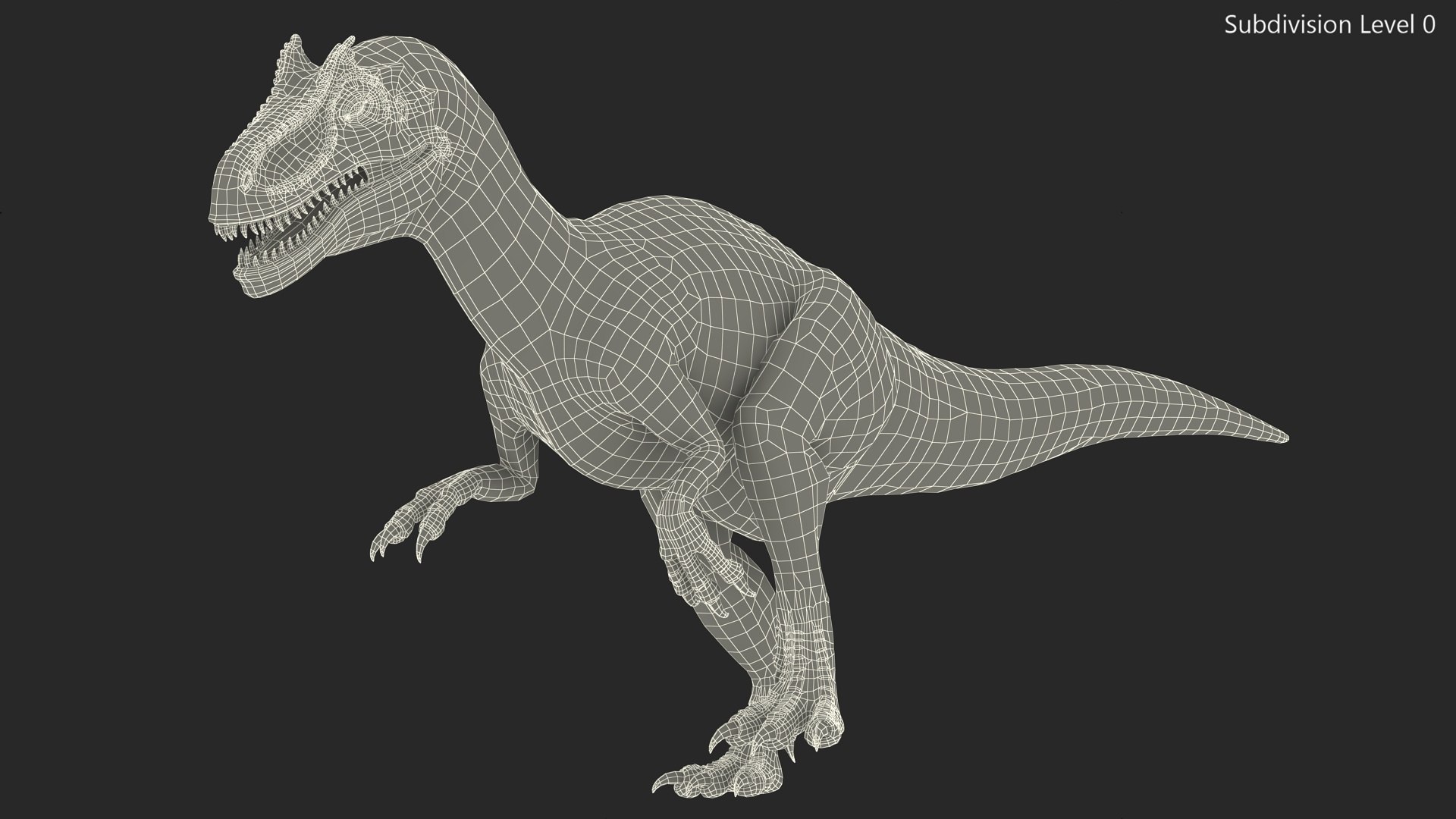 Allosaurus Running 3D model - TurboSquid 2161045