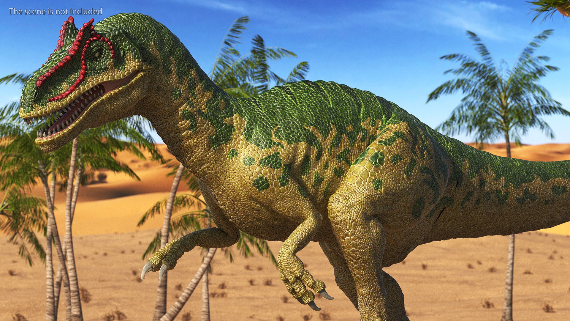 Allosaurus Running 3D model - TurboSquid 2161045