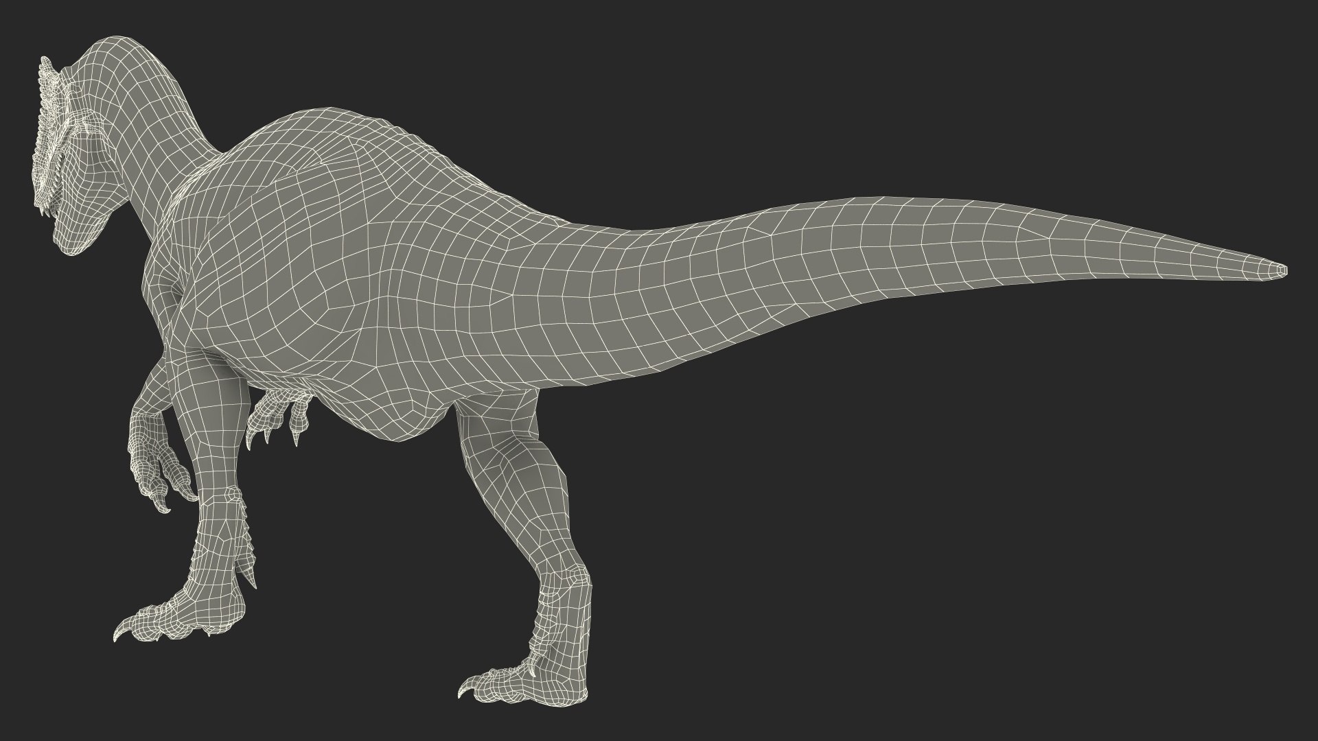 Allosaurus Running 3D model - TurboSquid 2161045