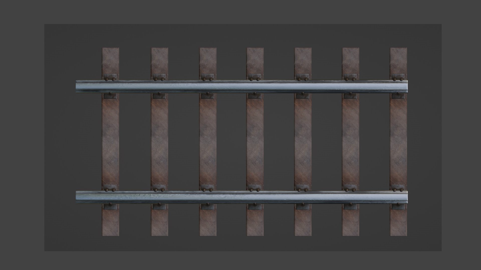 Parts Rail Railway Track 3D Model - TurboSquid 2246080