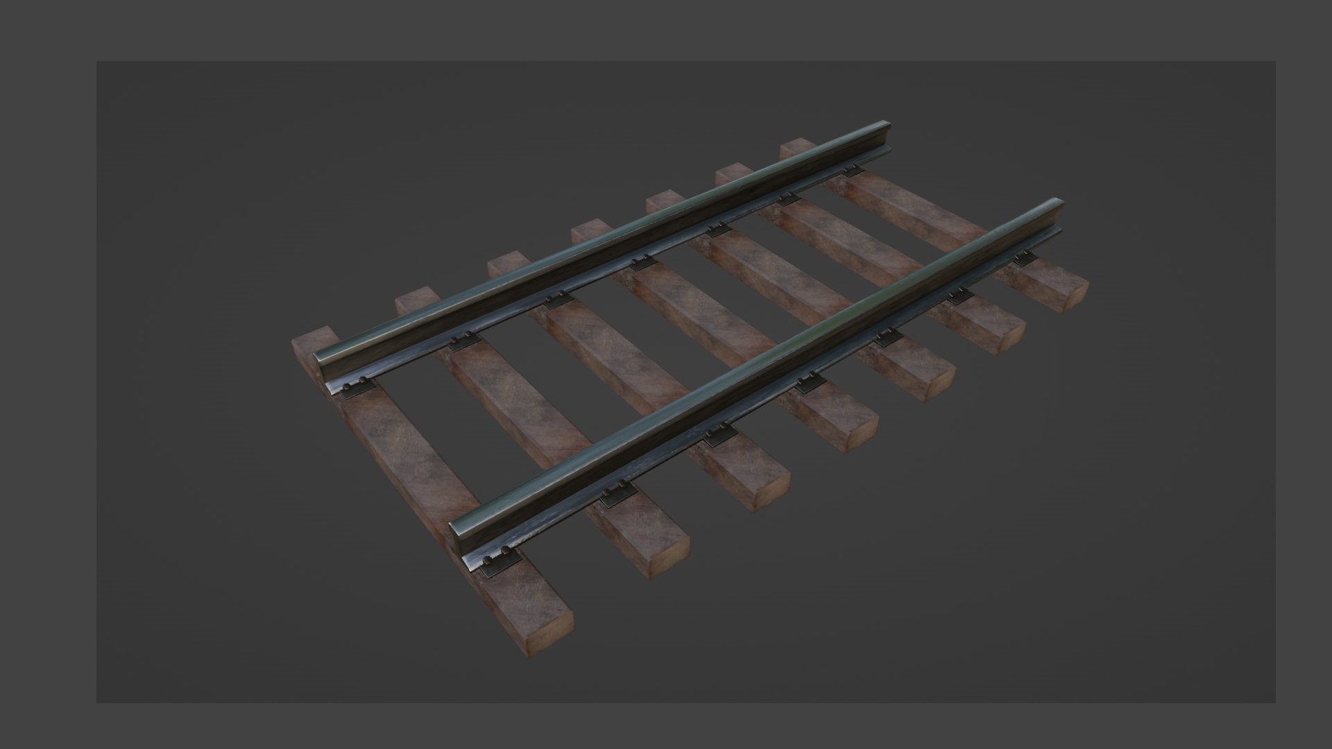 Parts Rail Railway Track 3D Model - TurboSquid 2246080