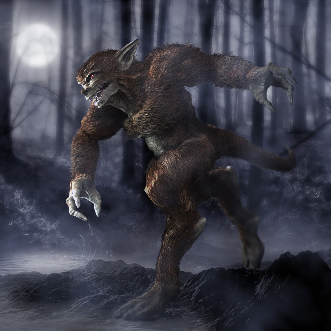 3dsmax Werewolf Wolf
