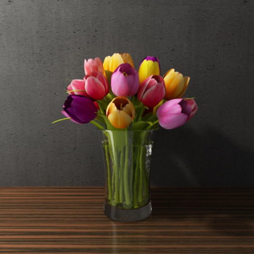 3d Contemporary Flower Model