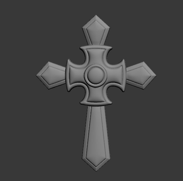 3D stl cross model - TurboSquid 1284965
