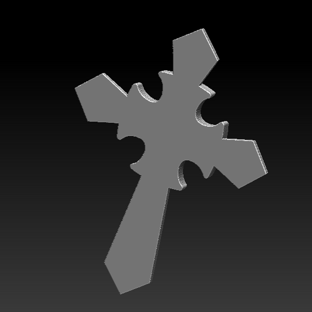 3D Stl Cross Model - TurboSquid 1284965